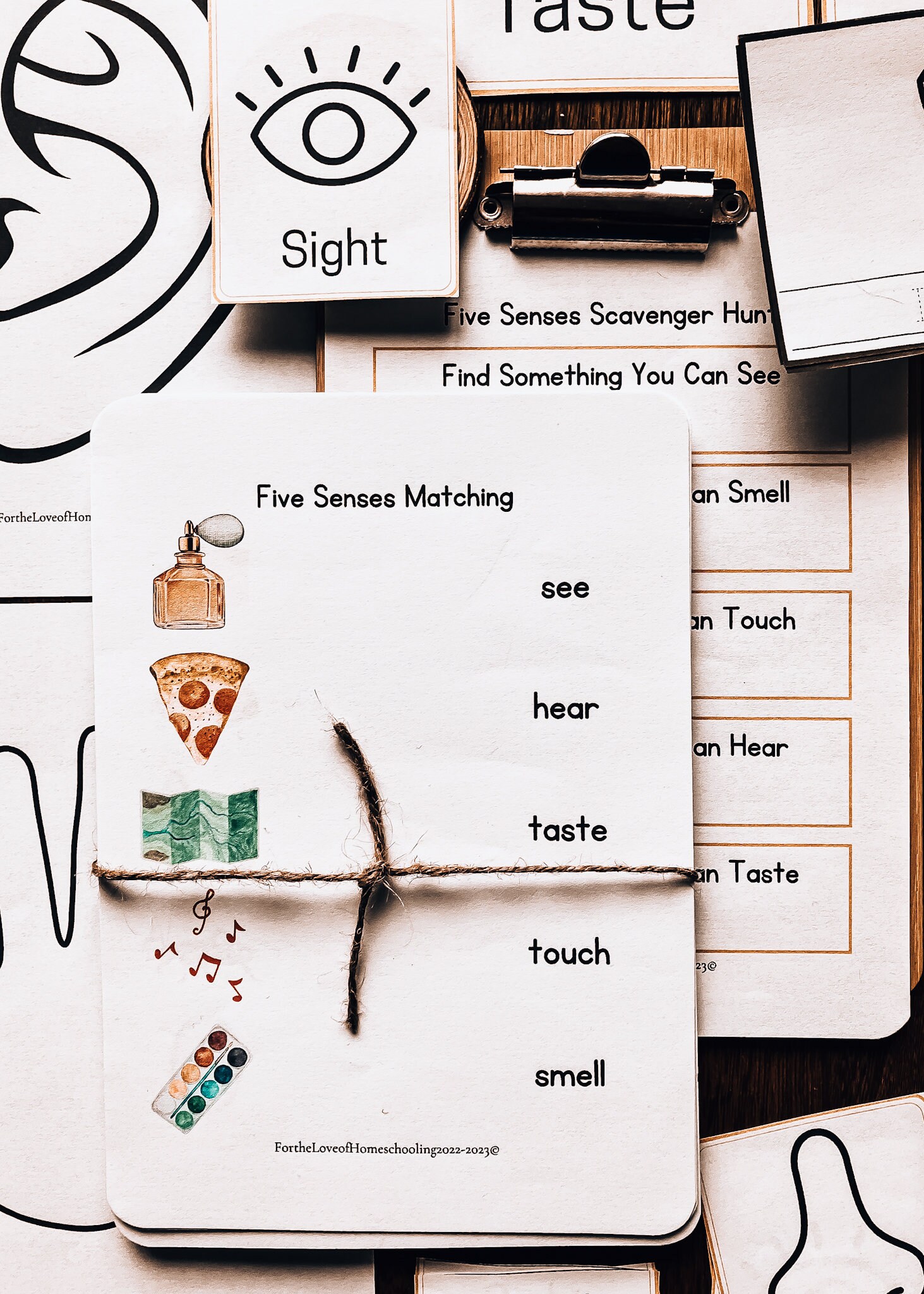 5 Senses Learning Pack - Etsy