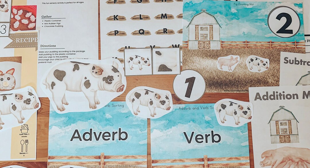 Pig Learning Pack - Etsy