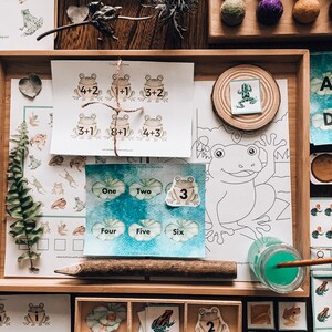 Frog Themed Learning Pack - Etsy