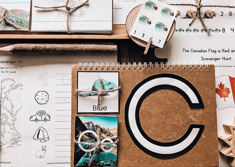 C is for Canada Learning Pack - Etsy