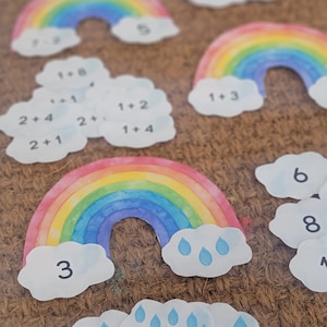 Rainbow Math Pack - Etsy