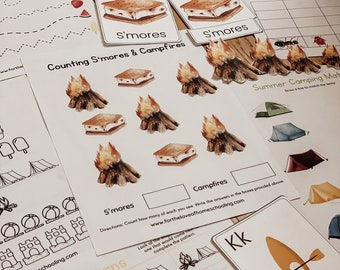 Summer BBQ Learning Pack, Summer Preschool Pack, Summer Learning Pack ...