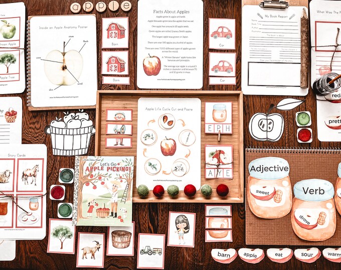 Apple Unit Study Bundle - Etsy Canada