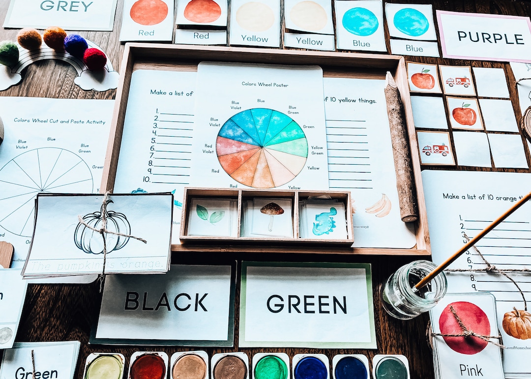 Colors Learning Pack - Etsy