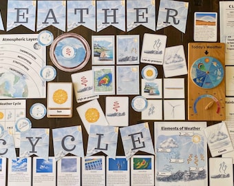 Weather Unit Study Water Cycle Nature Study Science Printable ...