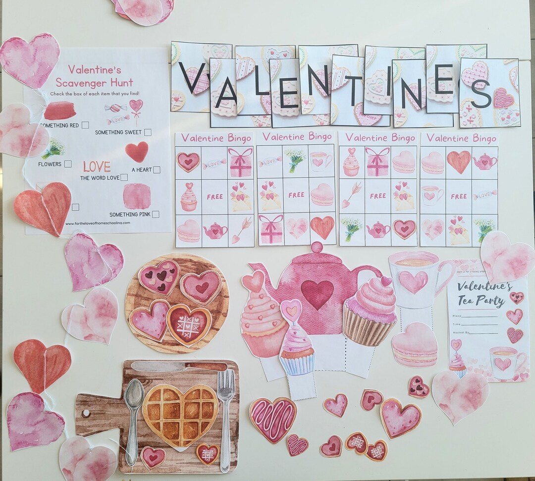 Valentine's Early Learning Pack - Etsy