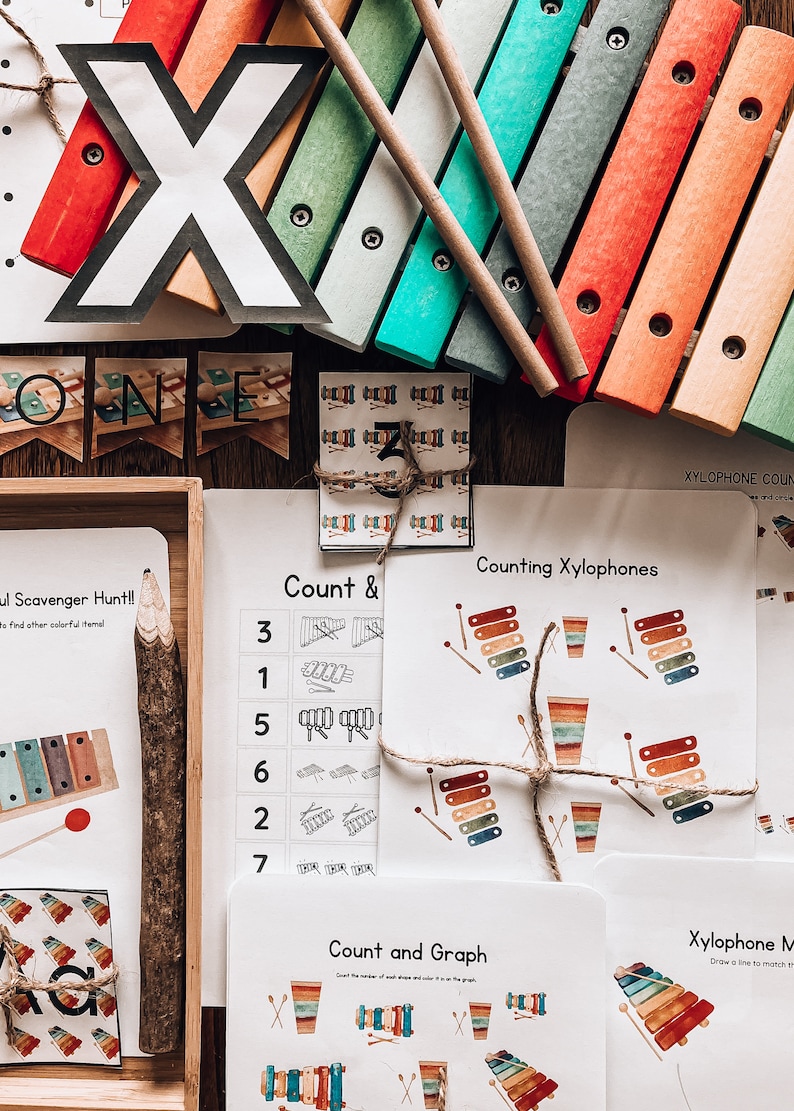 X is for Xylophone Early Learning Pack - Etsy