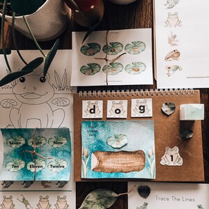 Frog Themed Learning Pack - Etsy