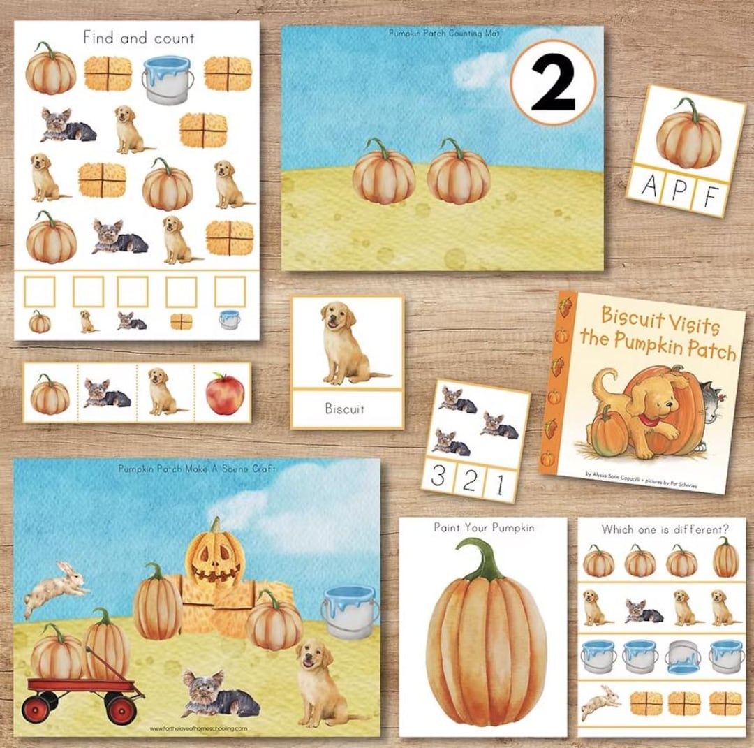 Biscuit Visits the Pumpkin Patch Book Unit - Etsy