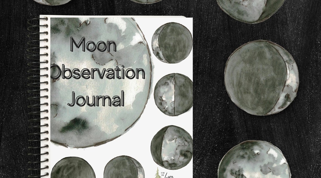 Moon Observation Journal - Etsy