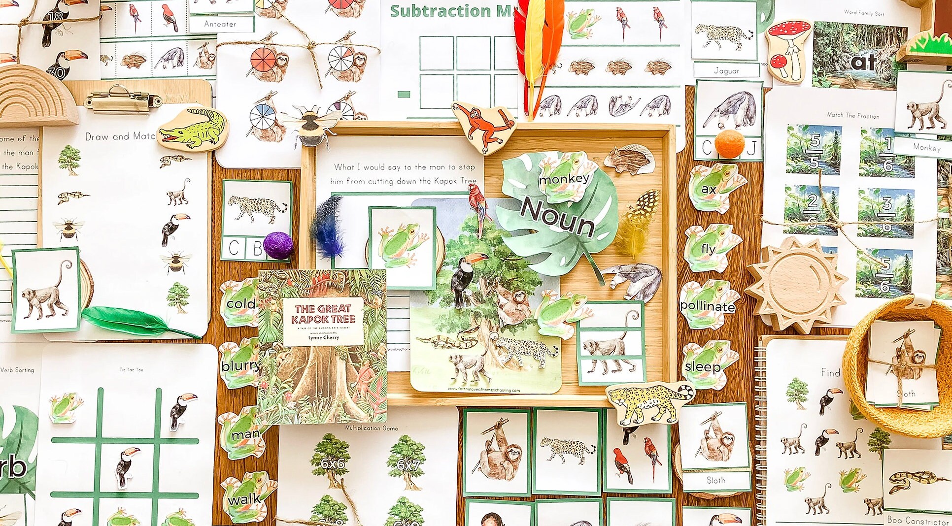 The Great Kapok Tree Book Unit - Etsy