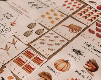 Homeschool Fall Unit Study Bundle Learning Pack Fall Education Simply ...