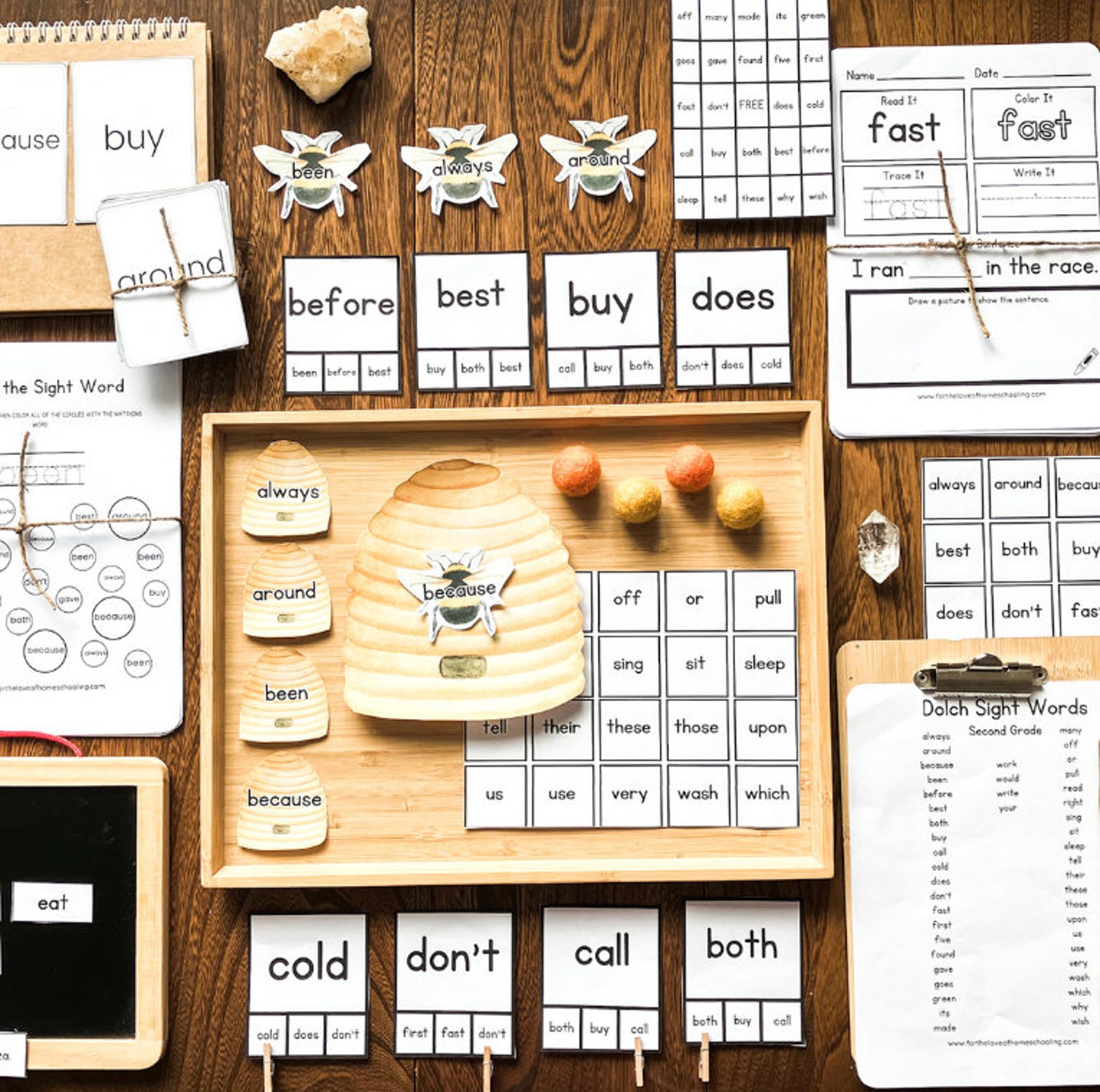 Grade 2 Dolch Sight Word Pack - Etsy