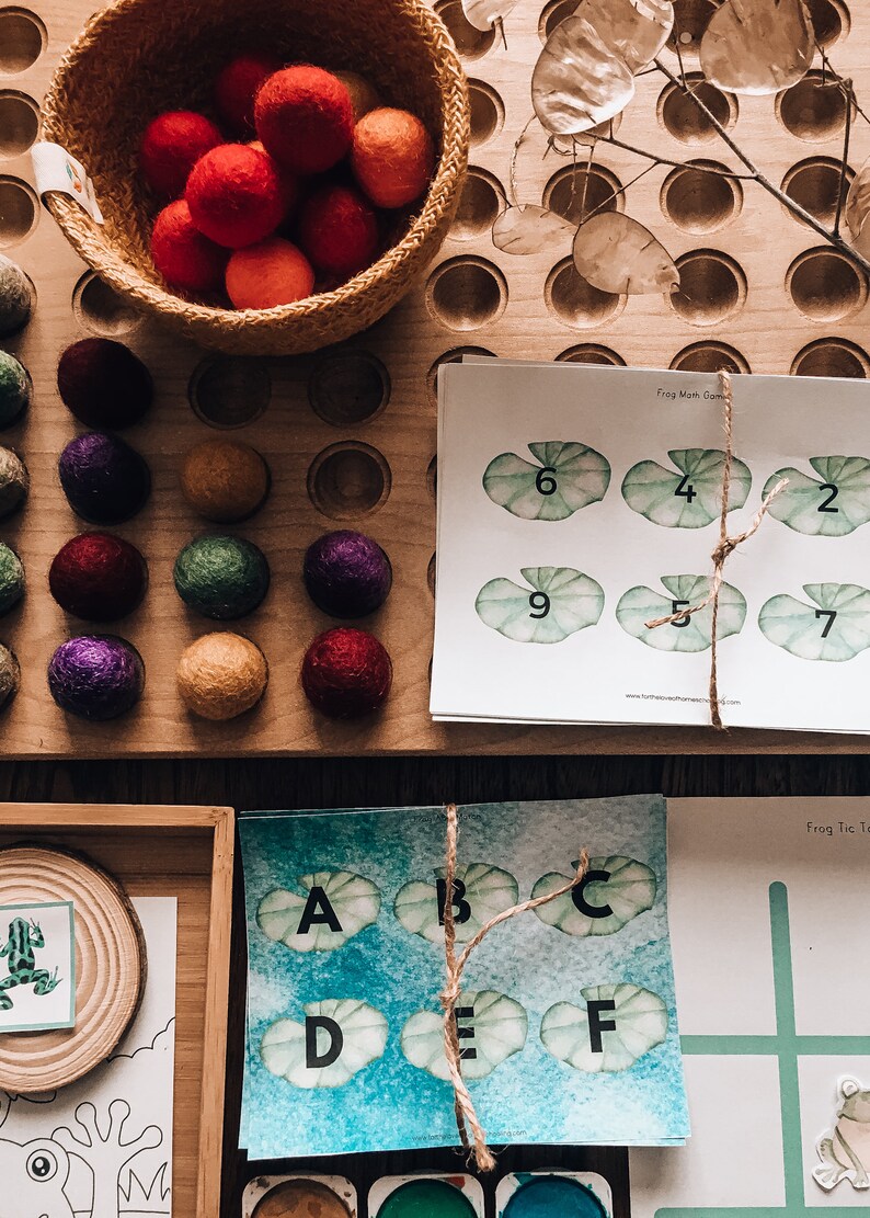 Frog Themed Learning Pack - Etsy
