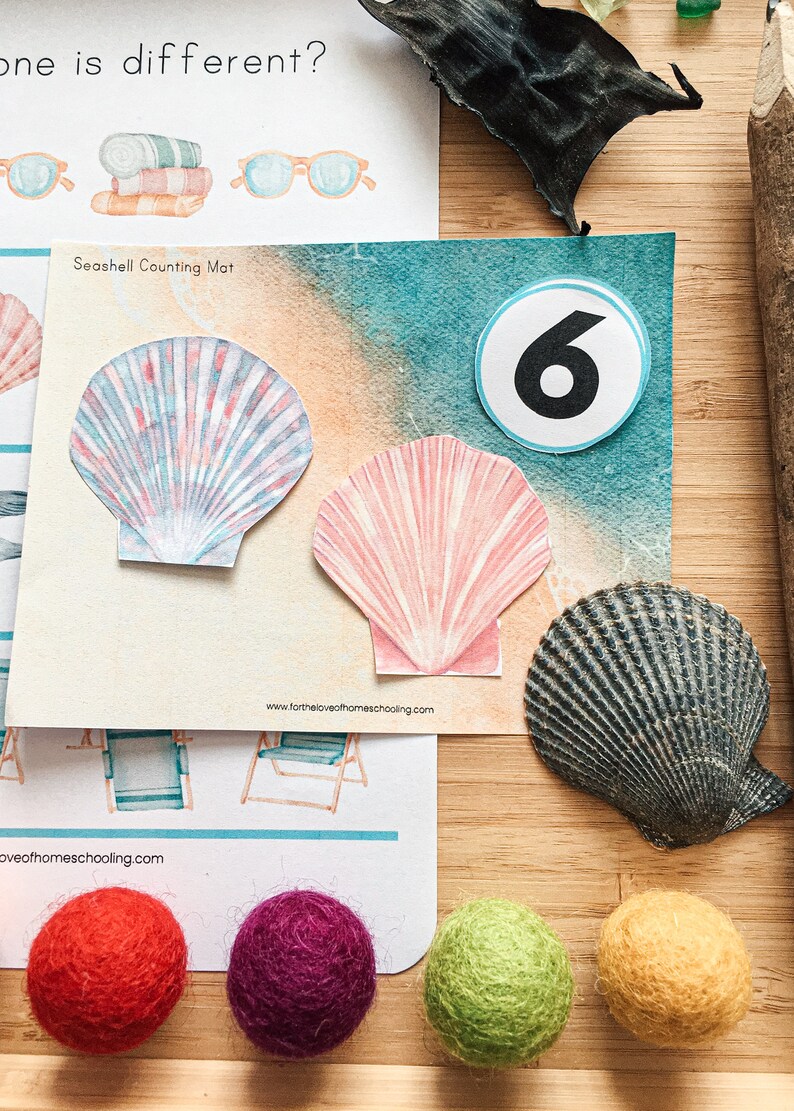 A Day at the Beach Tot School Pack - Etsy