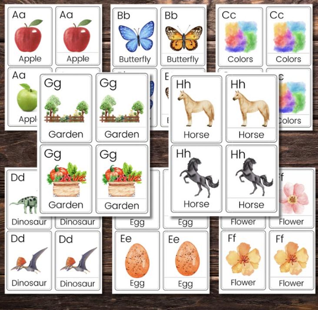 A-Z Flashcards - Etsy