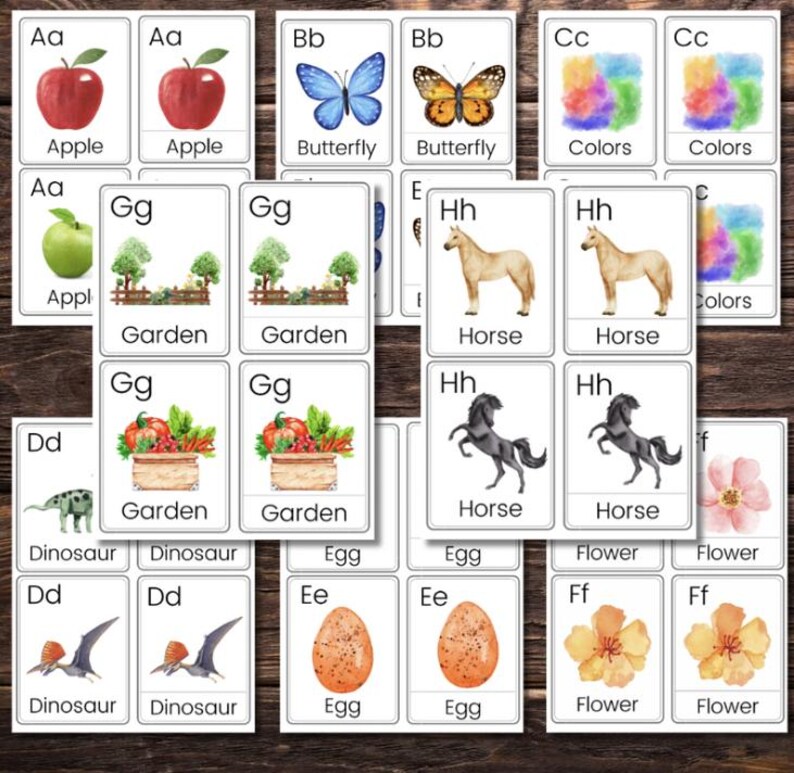 A-Z Flashcards - Etsy