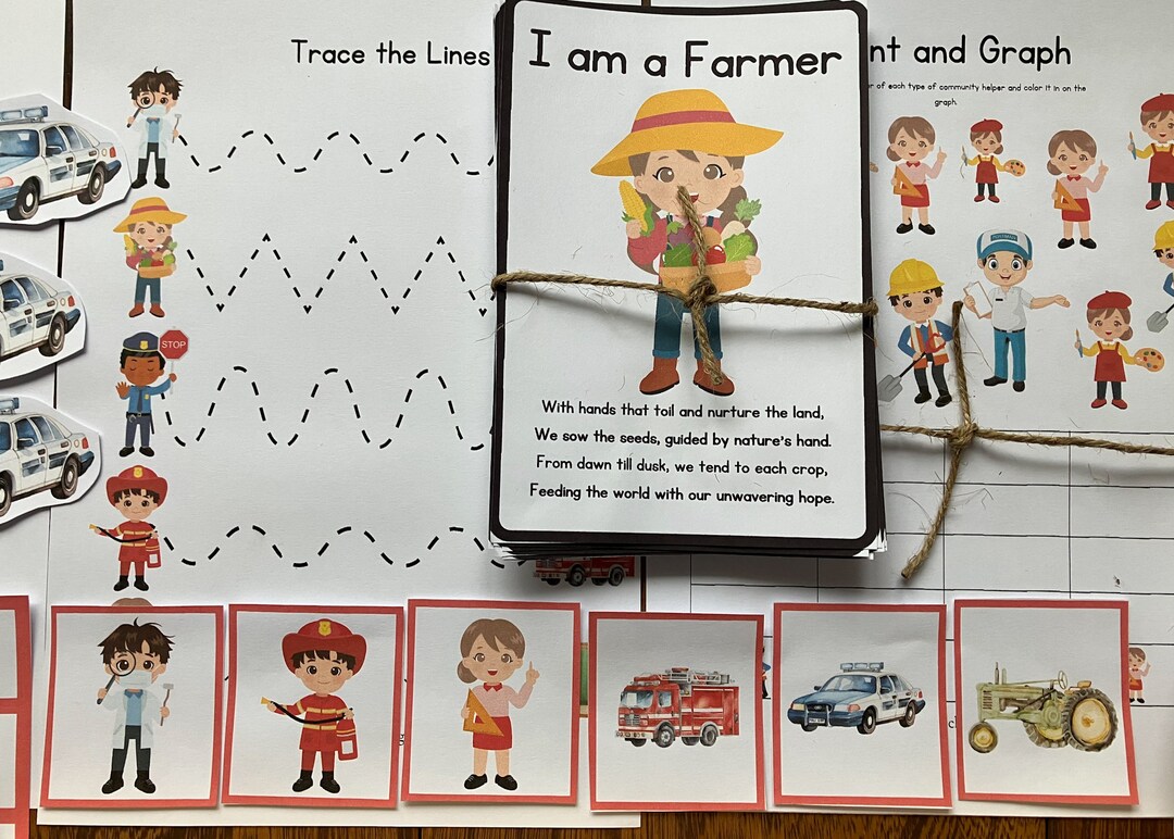 Community Helpers Learning Pack - Etsy