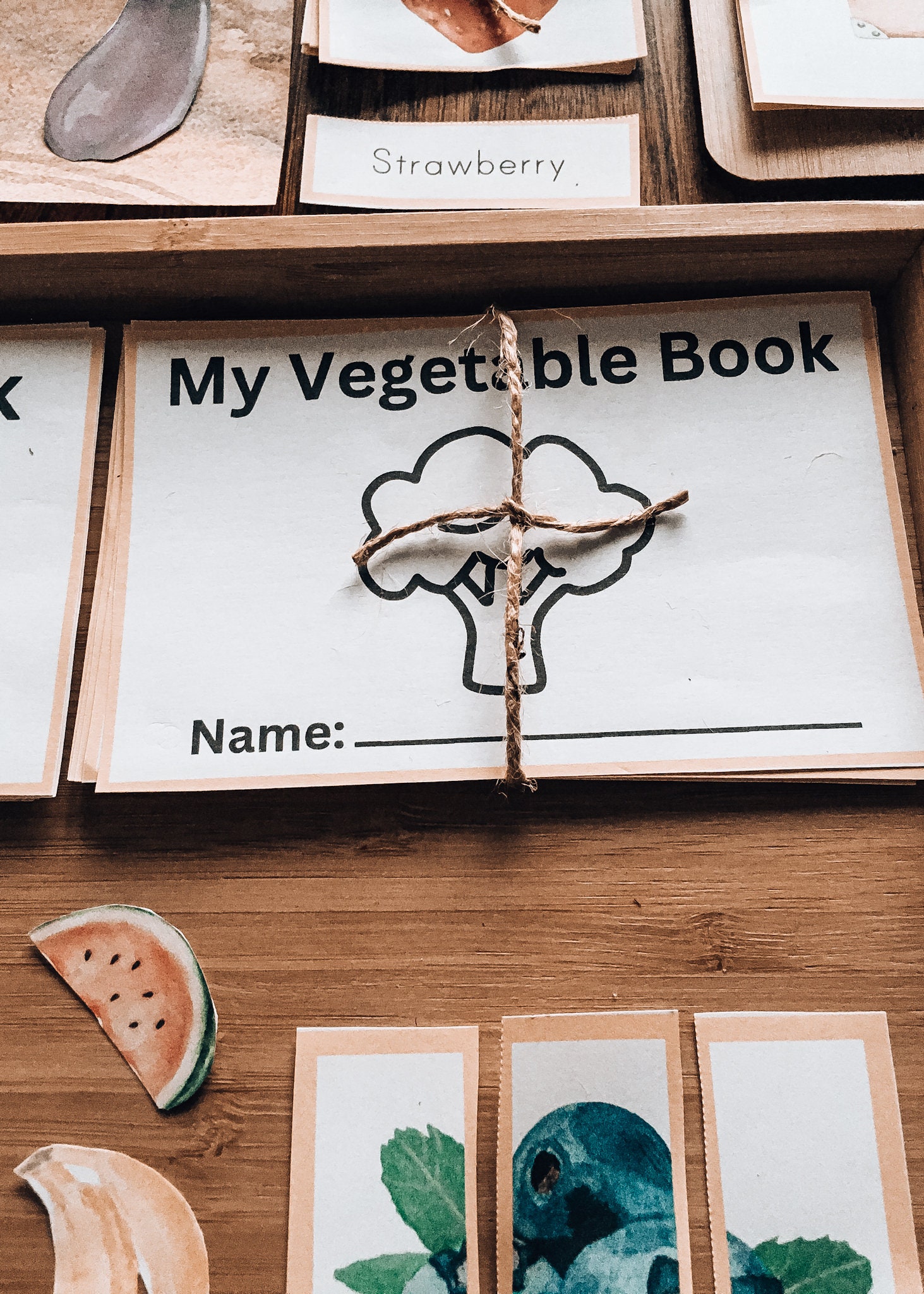 Fruits and Vegetables Themed Book Learning Pack - Etsy