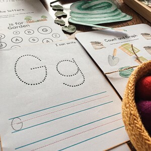 G is for Garden Early Learning Pack - Etsy