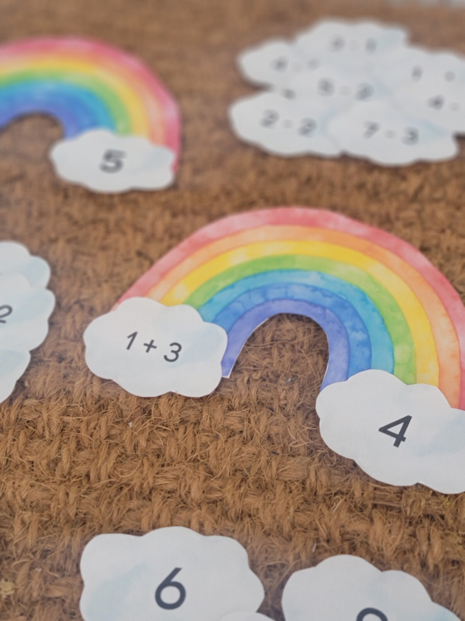 Rainbow Math Pack - Etsy