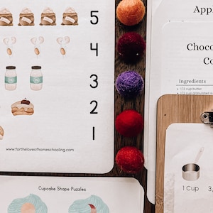 Math in the Kitchen Learning Pack - Etsy