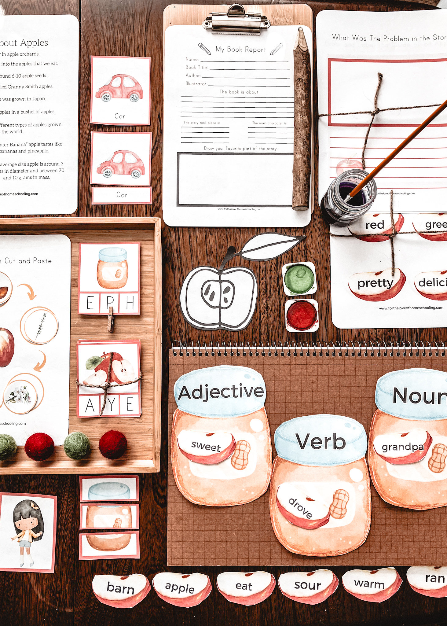 Apple Picking Book Themed Learning Pack - Etsy