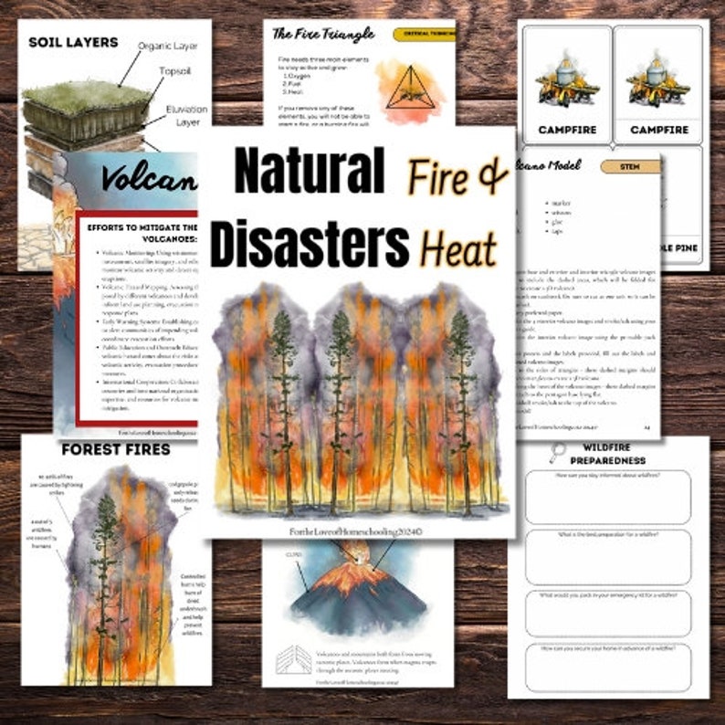 Natural Disasters: Fire & Heat - Etsy
