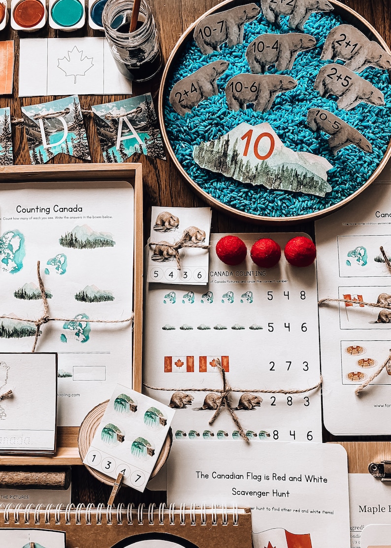 C is for Canada Learning Pack - Etsy