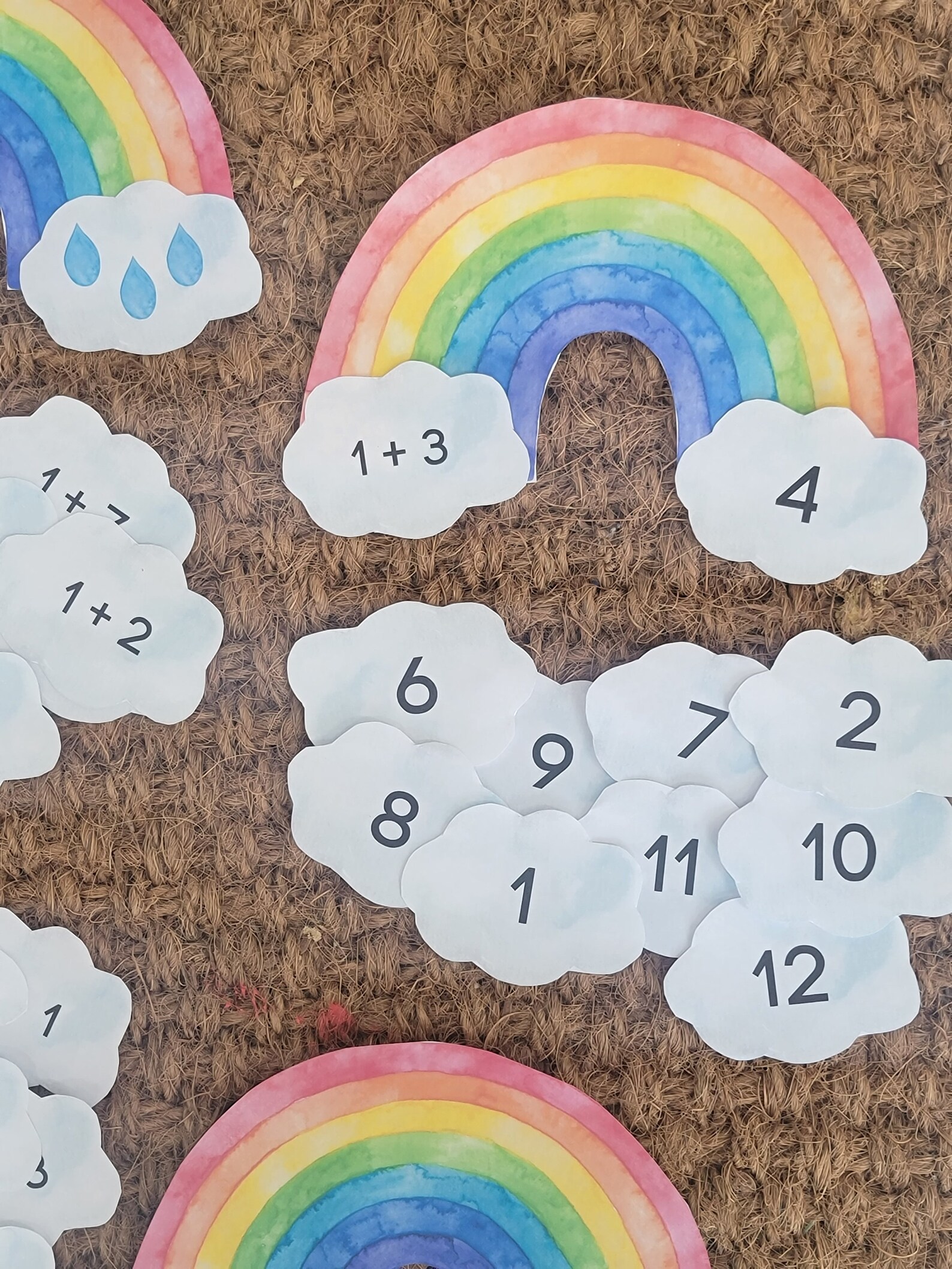 Rainbow Math Pack - Etsy