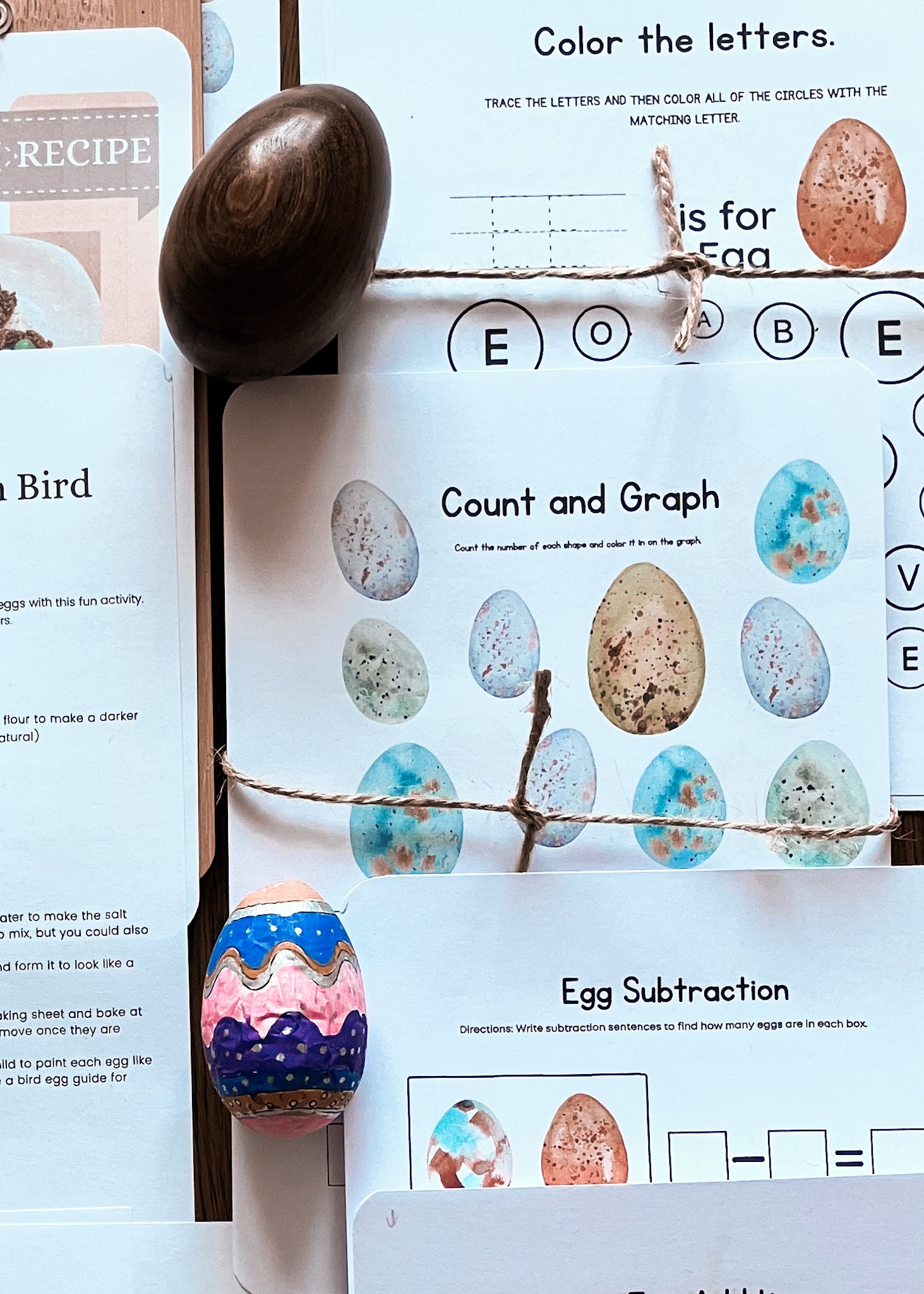 E is for Egg Early Learning Pack - Etsy