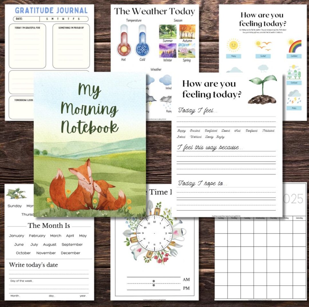 My Morning Notebook - Etsy