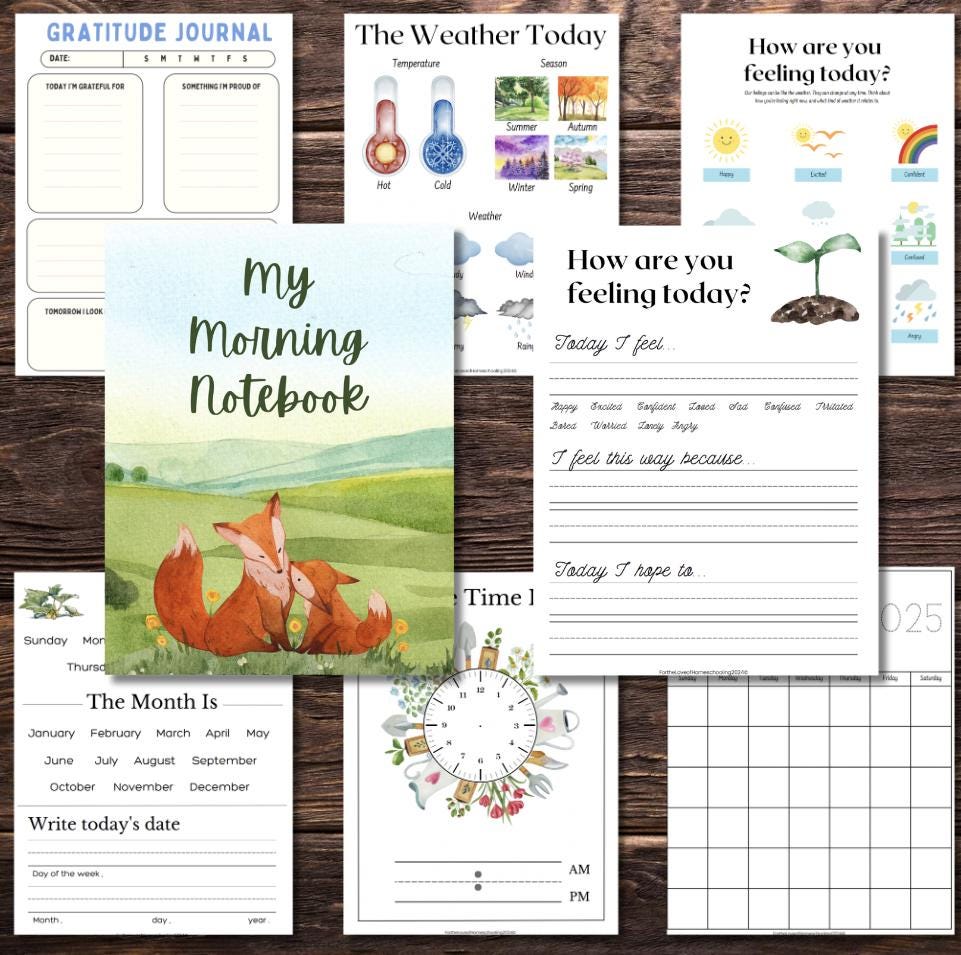 My Morning Notebook - Etsy