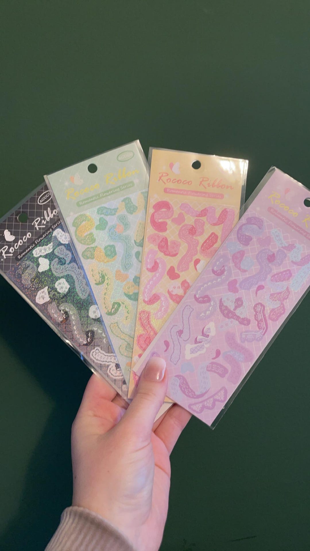 Cute Lacey Ribbon Decorative Sticker Sheets for KPOP Photocards ...