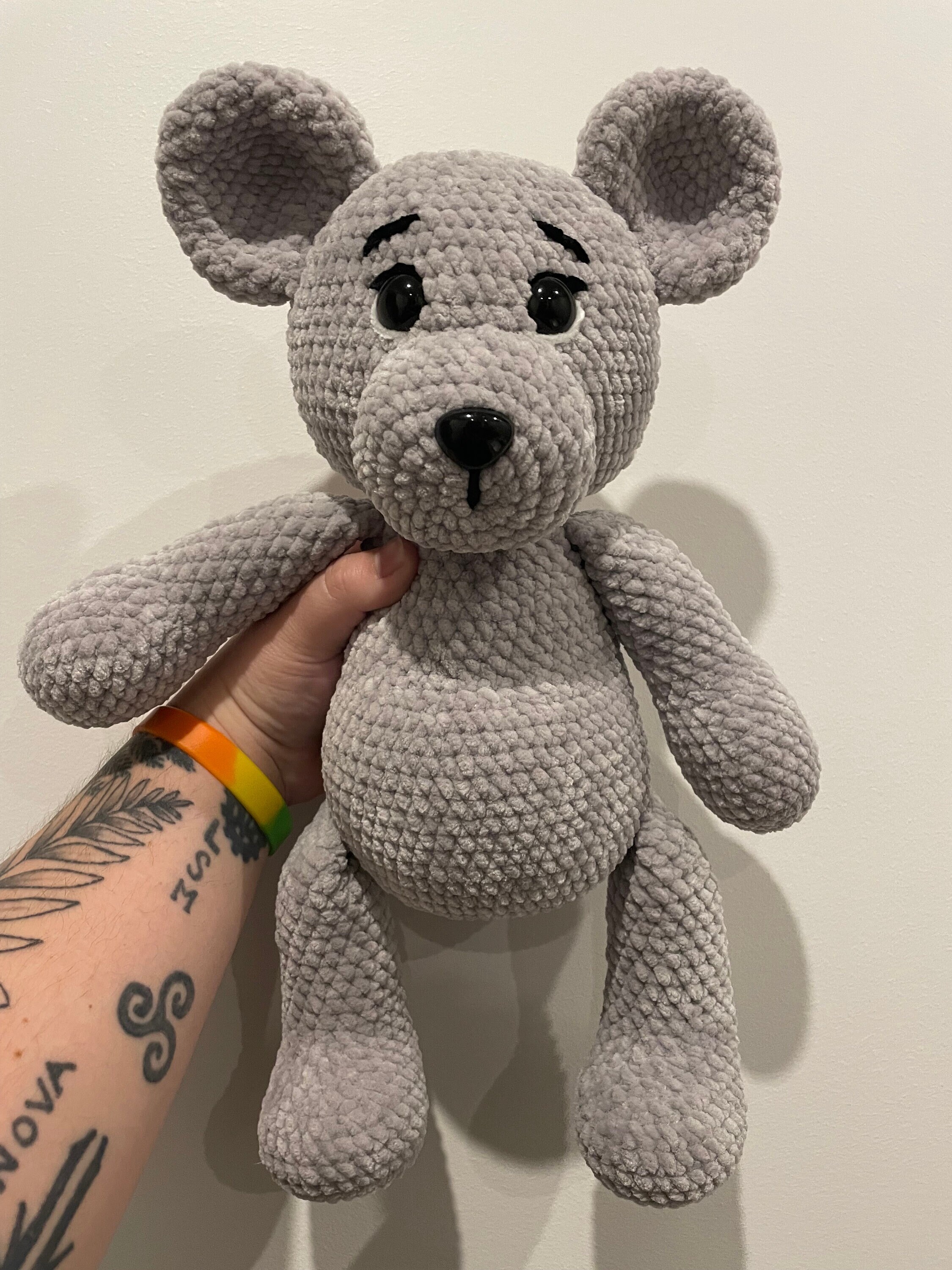 Cute Low Sew Crochet Teddy Bear Pattern (sew Muzzle & Ears) - Etsy
