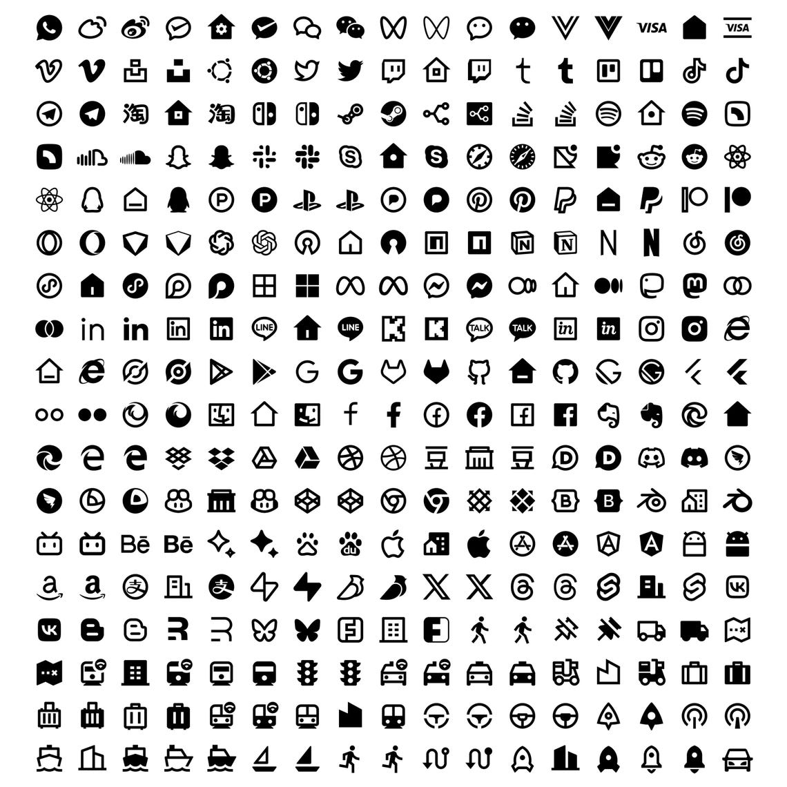 Popular Logo Megapack • Limited Time Offer (2700+ Icons / 10,000+ Files ...