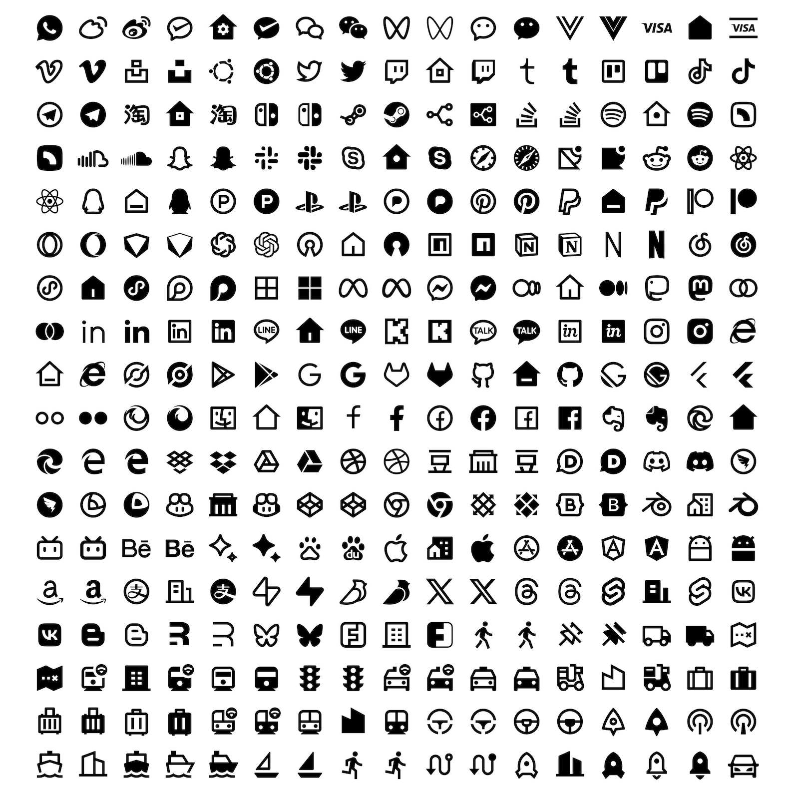 Popular Logo Megapack • Limited Time Offer (2700+ Icons / 10,000+ Files ...