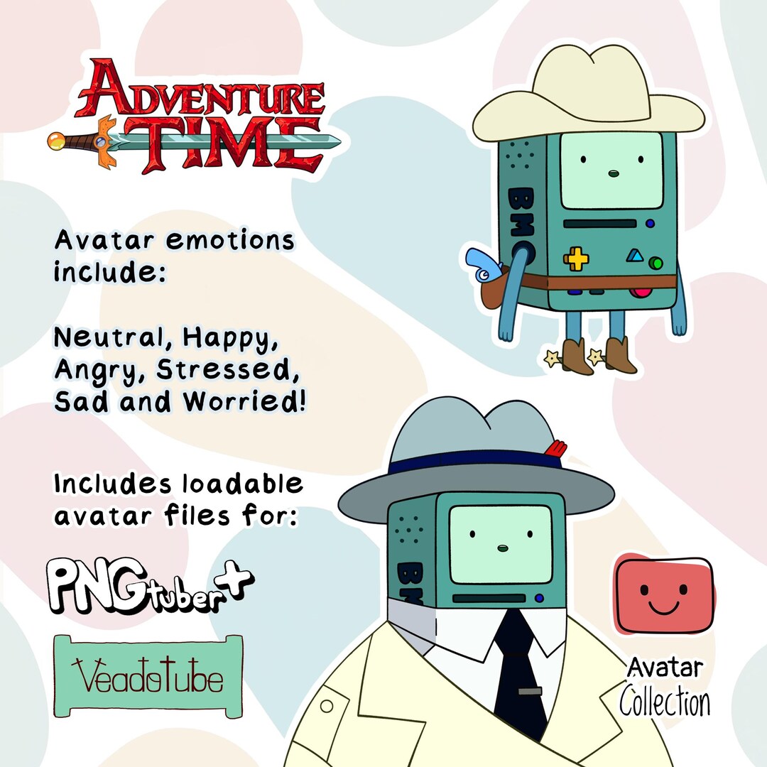 BMO TTS Companion & Pngtuber — Salesman and Cowboy | 6 Emotions With ...