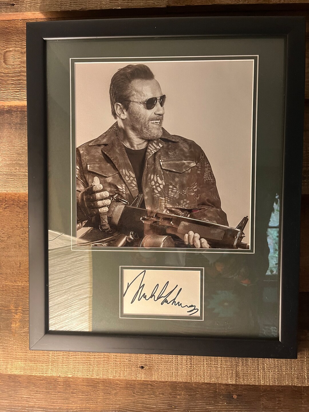 Authentic Autographed Arnold Schwarzenegger Framed Photo - Etsy