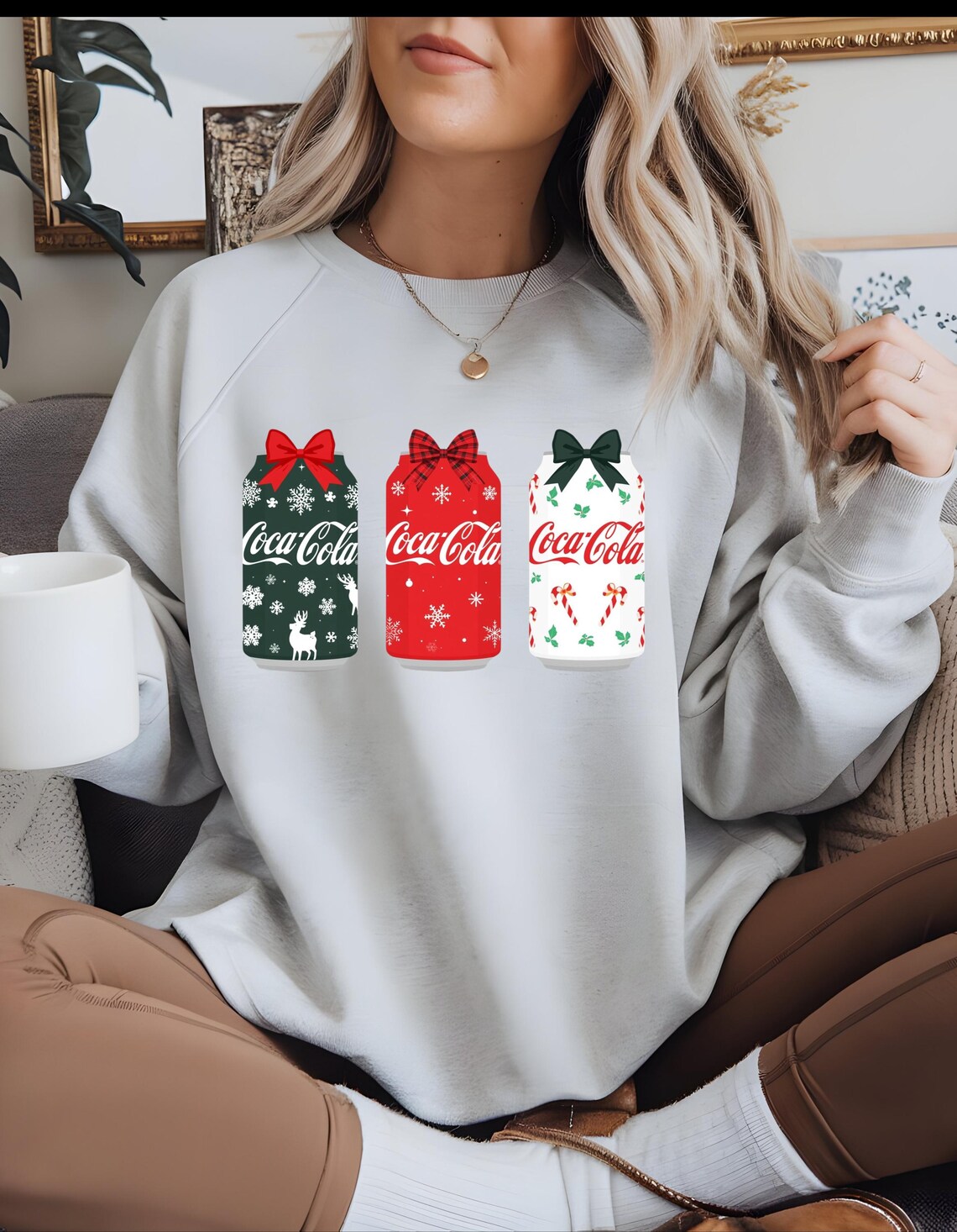 Christmas Coca-cola Can PNG Bundle: Holiday Soda Designs (digital ...