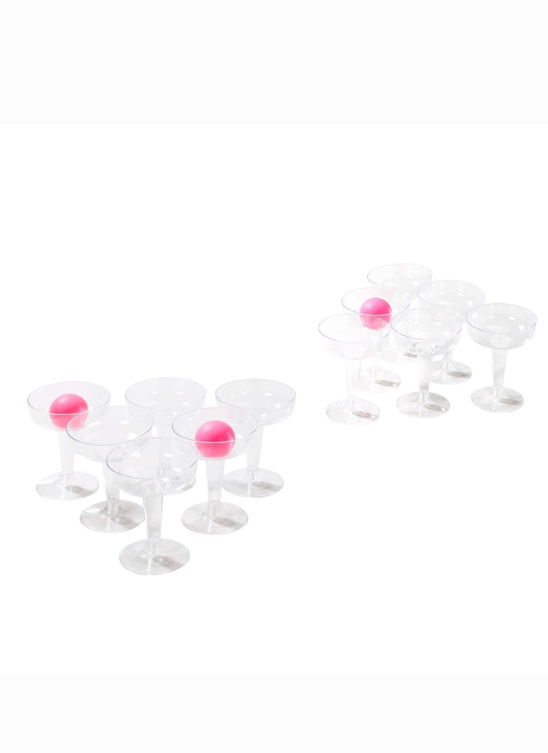 Prosecco Pong 14pc Set 12 Cups 2 Balls Party Game - Etsy