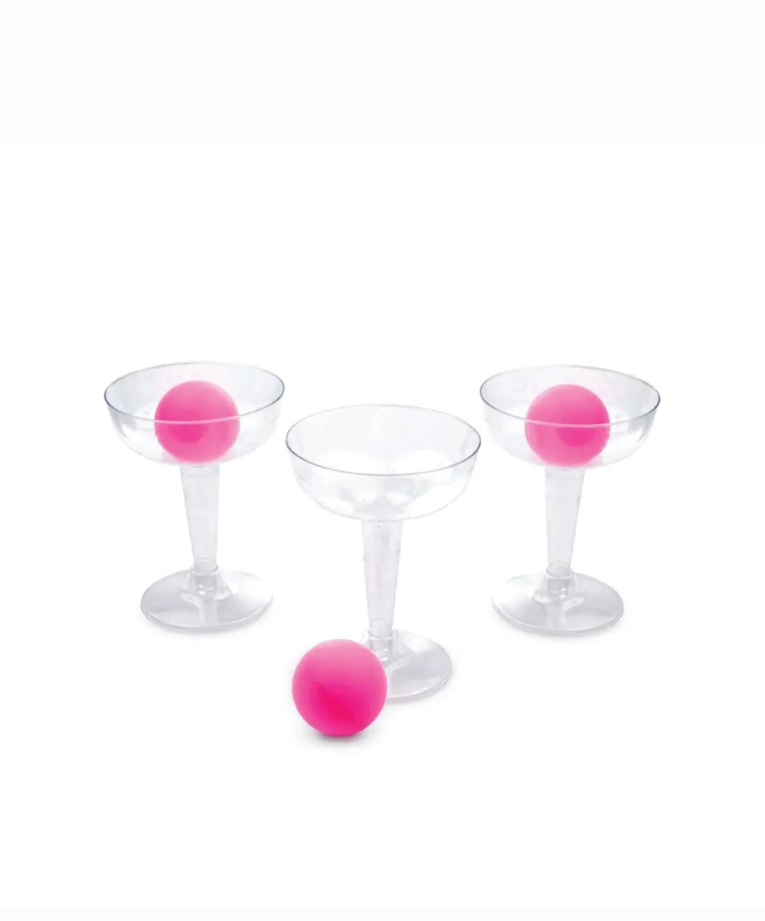 Prosecco Pong 14pc Set 12 Cups 2 Balls Party Game - Etsy