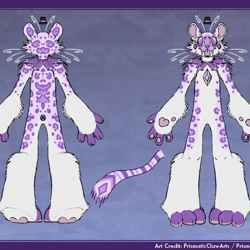 Anthro Cat Art - Etsy