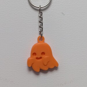 3D Printed Halloween Ghost Key Chain - Etsy