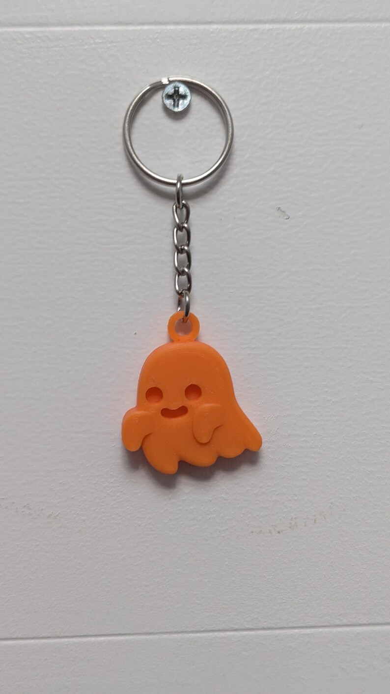 3D Printed Halloween Ghost Key Chain - Etsy