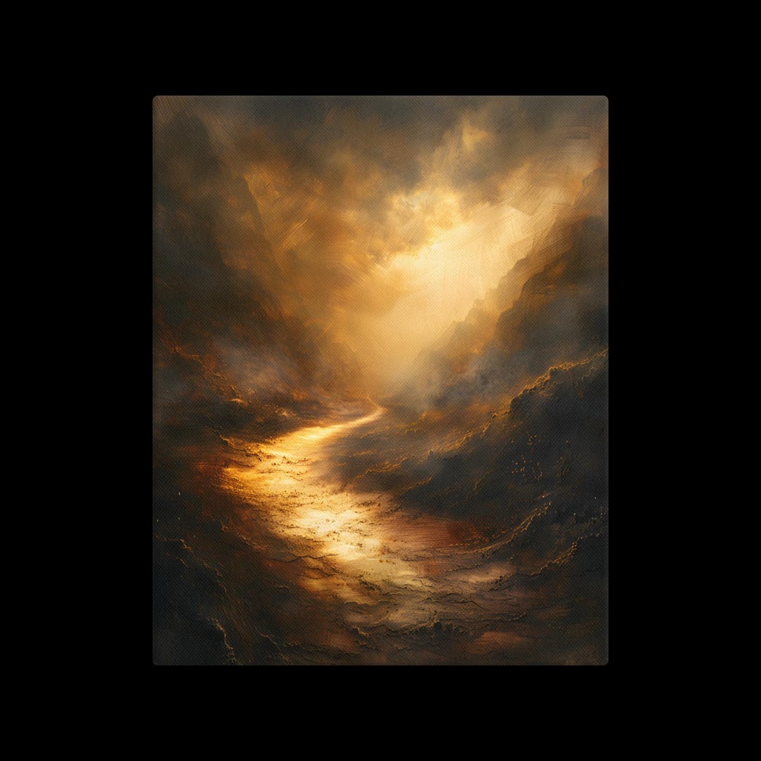 Guided Path Wall Art • Shepherd Inspired Spiritual Art • Modern Faith ...