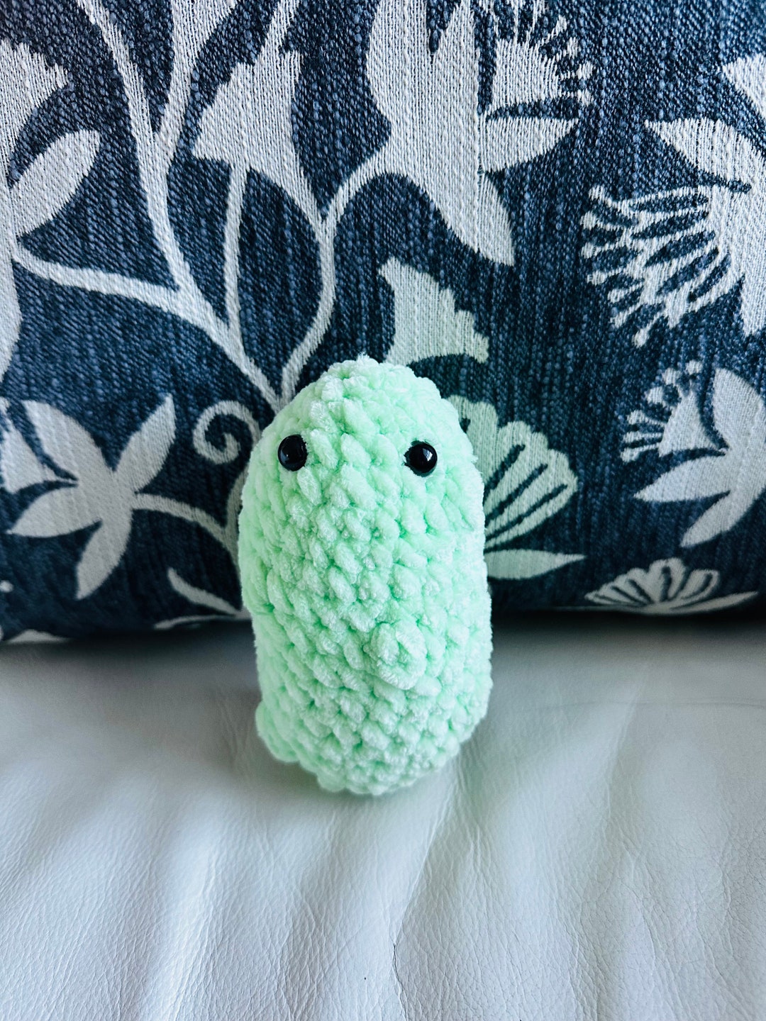 Cute Squishy Crochet Pickle Light Green - Etsy