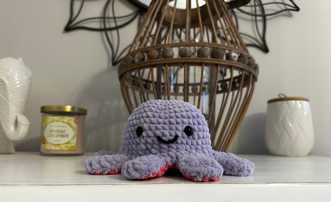 Cute Squishy Reversible Octopus - Etsy