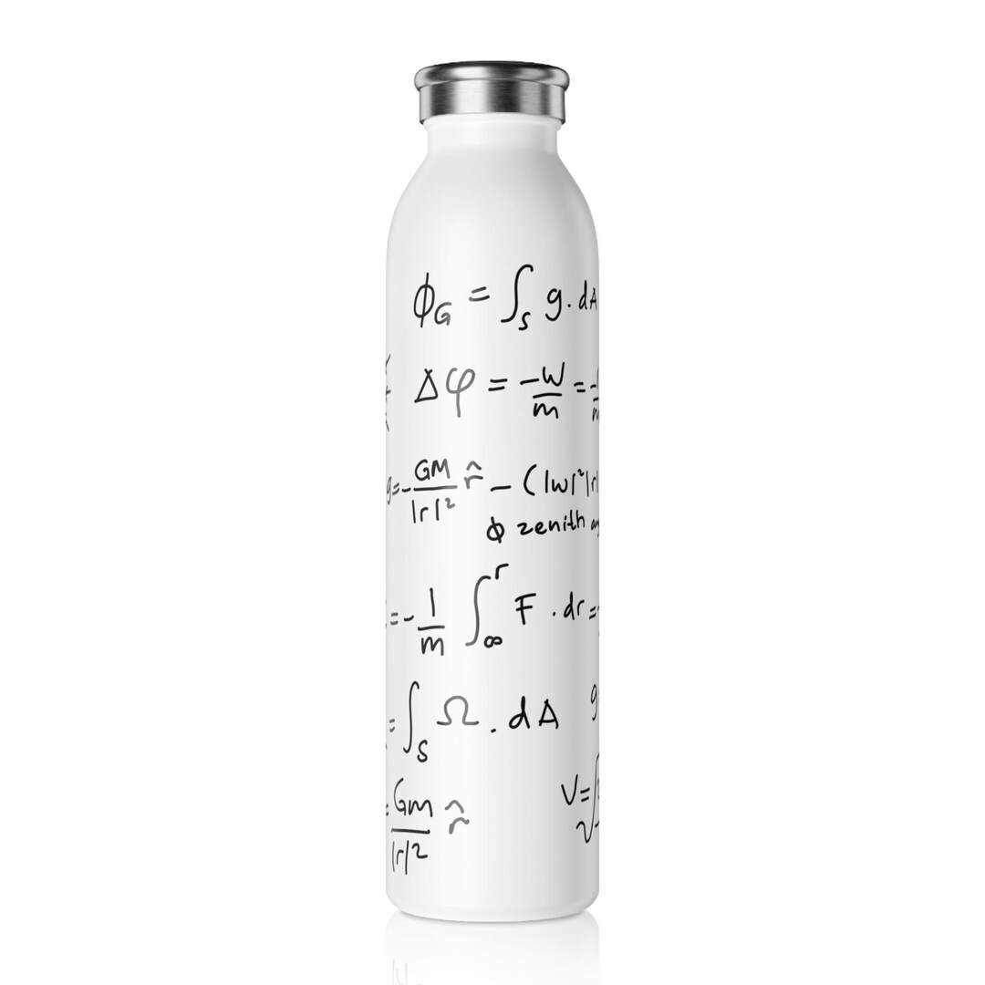 Gravitational Physics Equations Insulated Water Bottle, Gravitational ...
