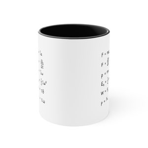 Physics Equations Mug, Physics Equations Gift, Physics Mug, Quantum ...